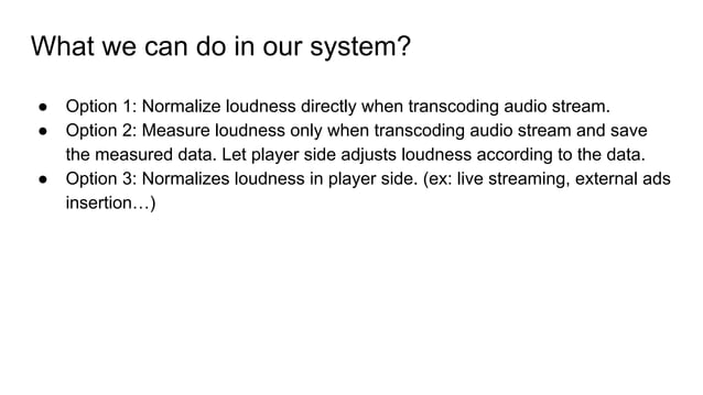 Introduction to audio normalization | PPT