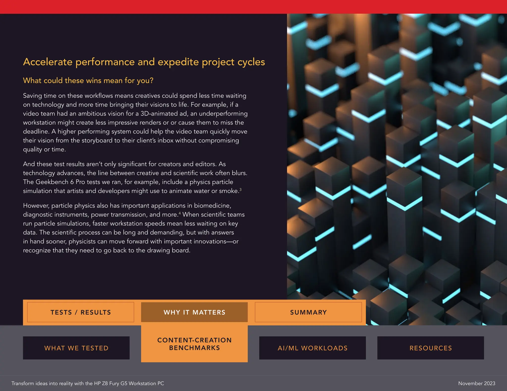 Transform ideas into reality with the HP Z8 Fury G5 Workstation PC | PDF