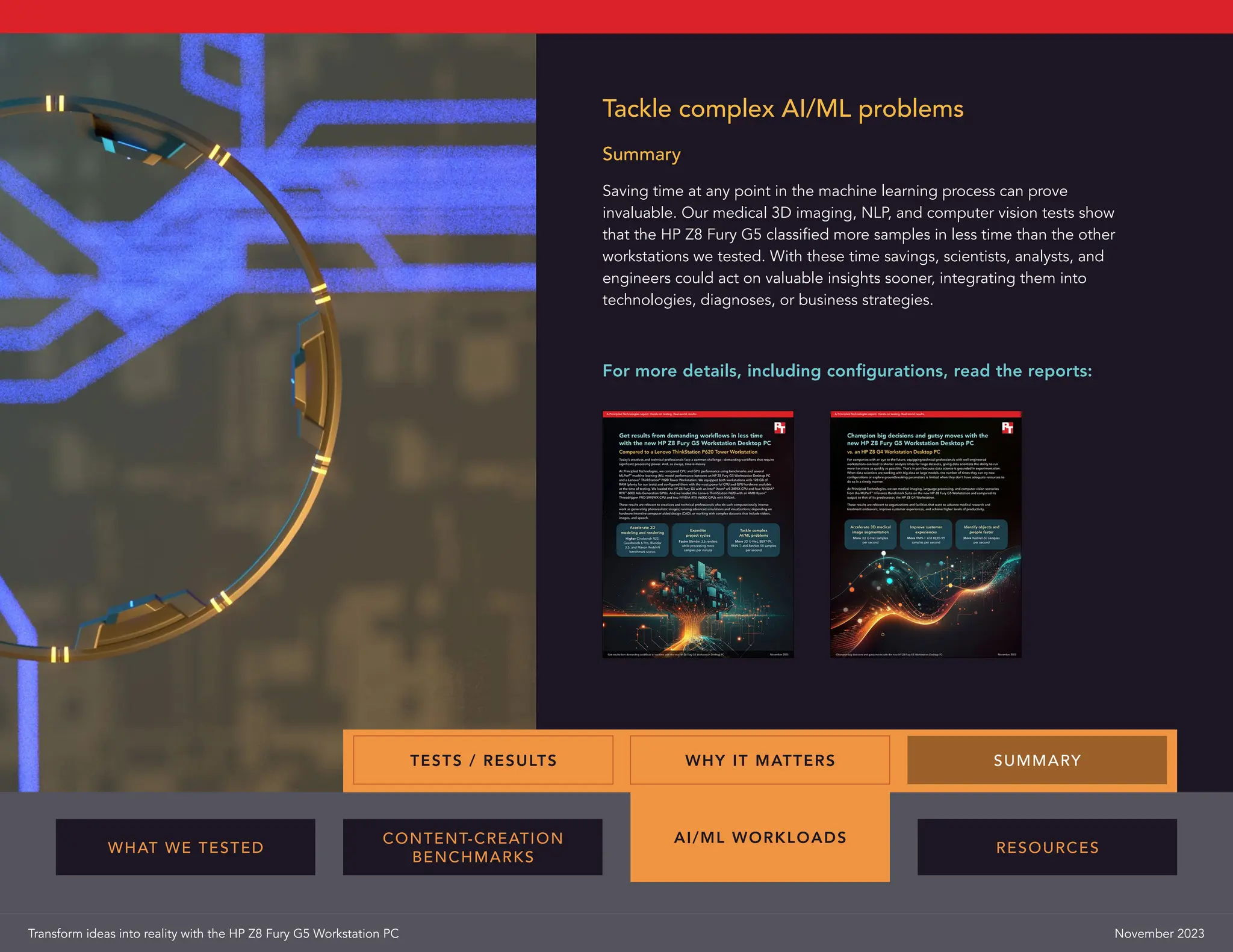 Transform ideas into reality with the HP Z8 Fury G5 Workstation PC | PDF