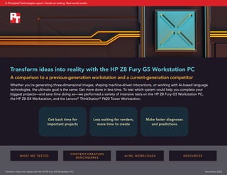 Transform ideas into reality with the HP Z8 Fury G5 Workstation PC | PPT
