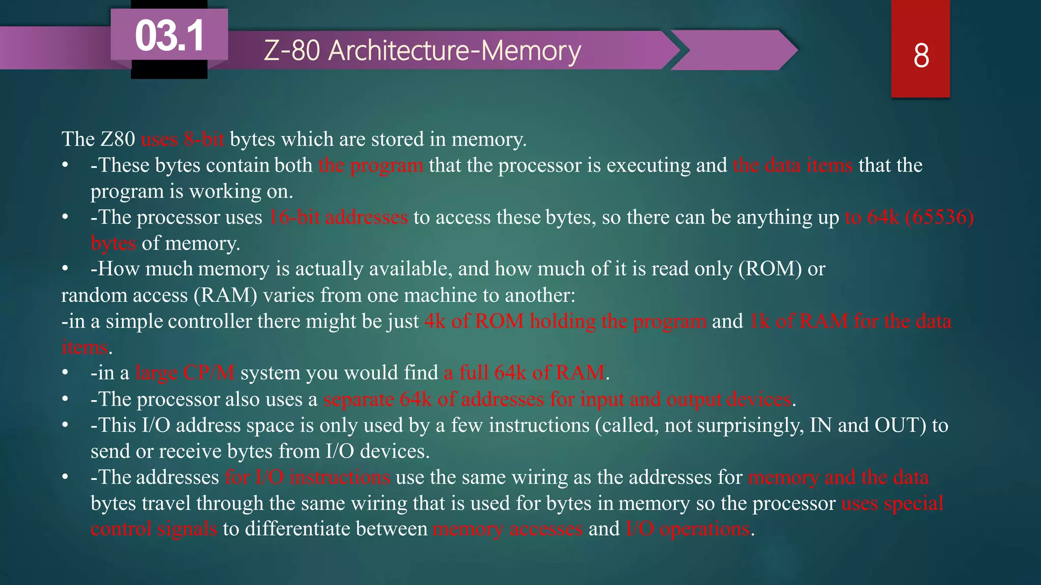 Z 80 processors (History-Products) | PPT