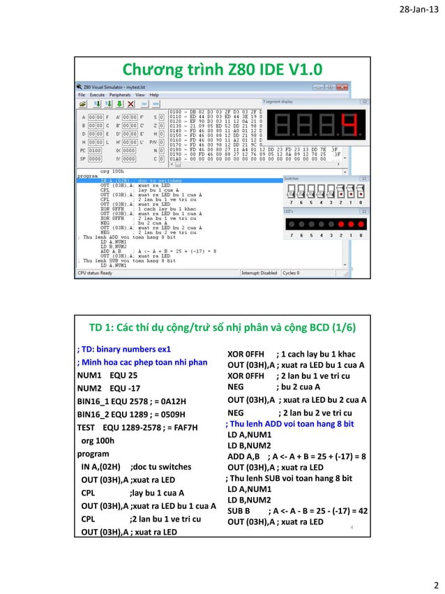 Z80 examples | PDF