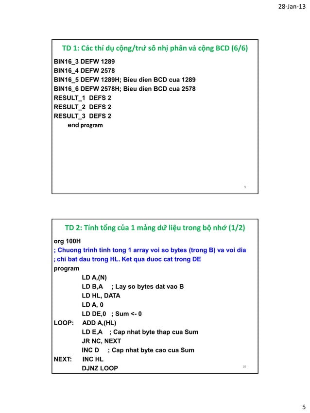 Z80 examples | PDF