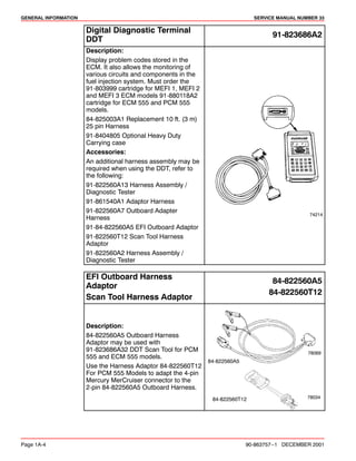 MERCURY MERCRUISER 496 MAG DIAGNOSTICS Service Repair Manual SN ...