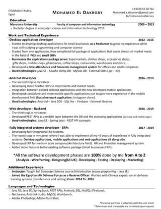 Cv fully integrated systems developer | PDF