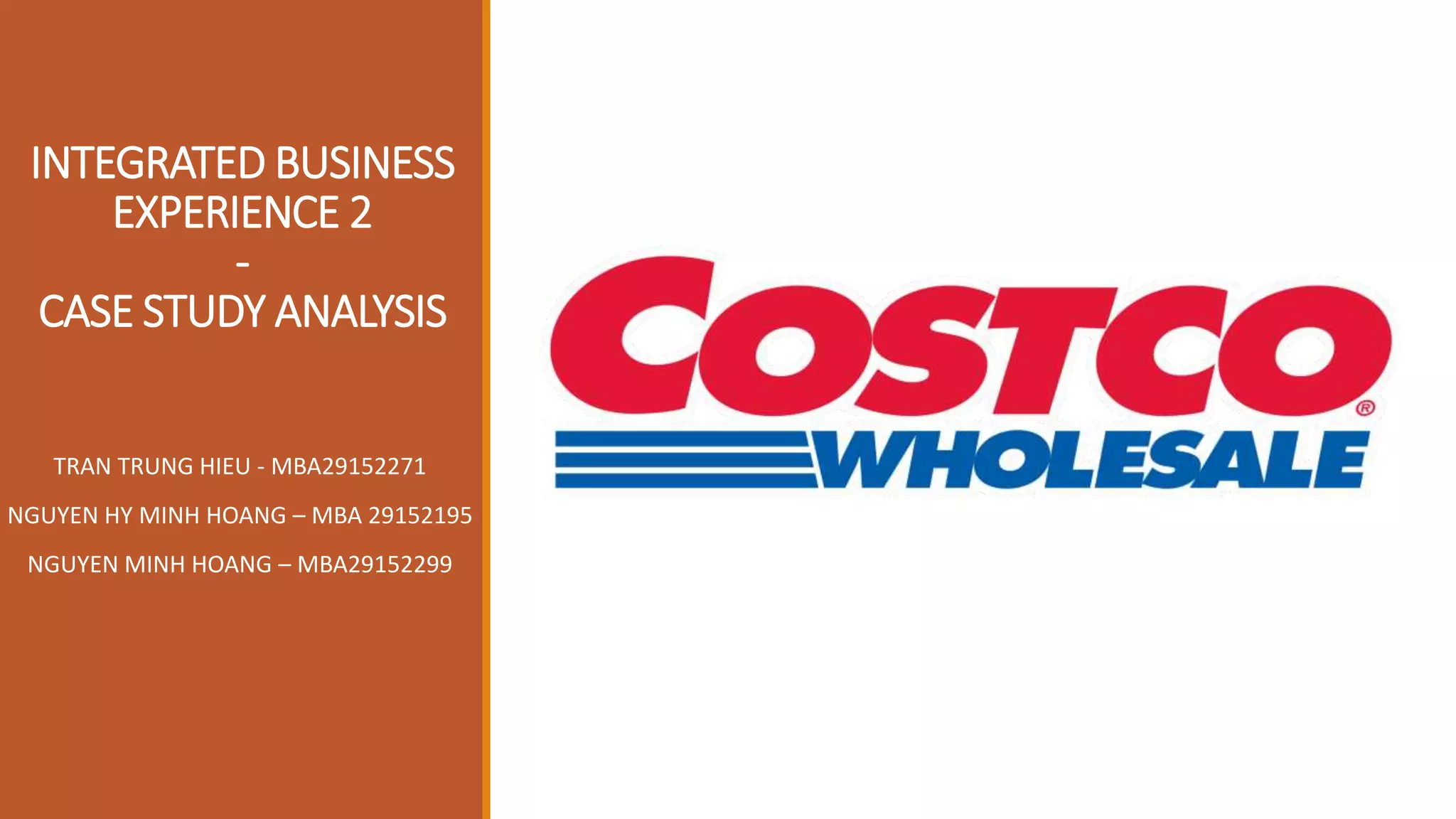 Costco Mission, Business Model and Strategy | PPTX
