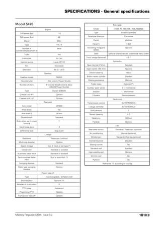 Massey Ferguson MF 5455 Tractor Service Repair Manual | PDF