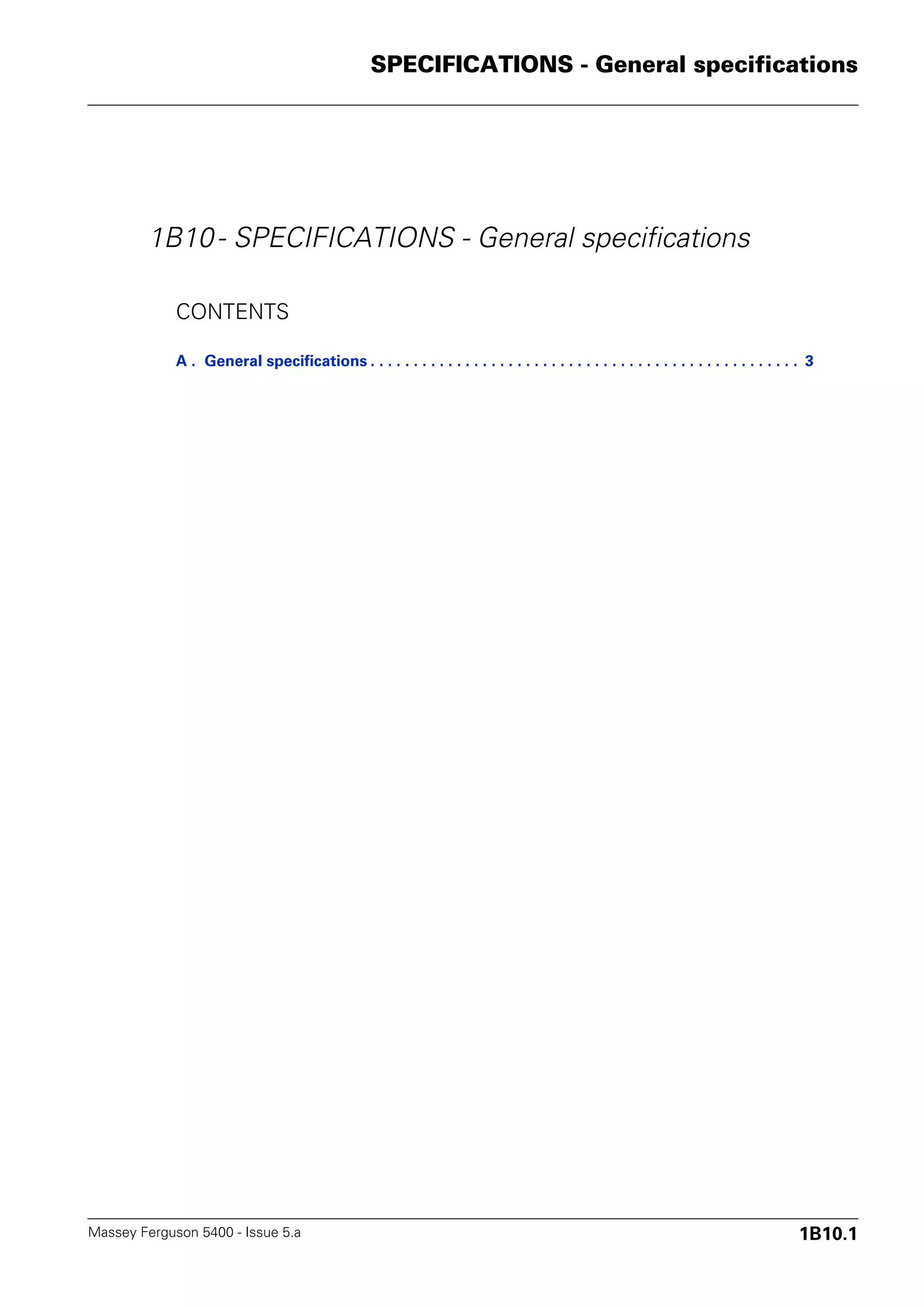 Massey Ferguson MF 5455 Tractor Service Repair Manual | PDF