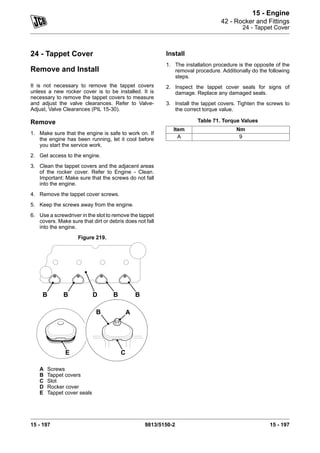 JCB 320T Skid Steer Loader Service Repair Manual S/N: From 2503001 to ...