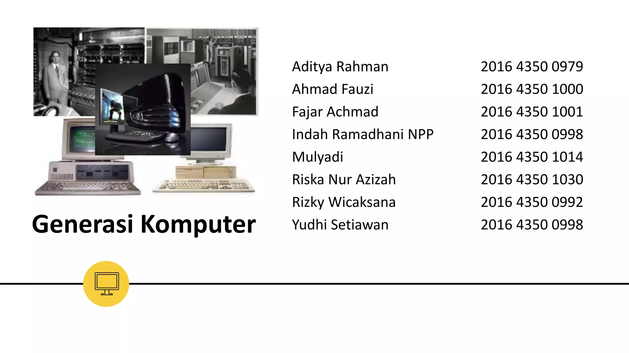 Generasi Komputer | PPTX