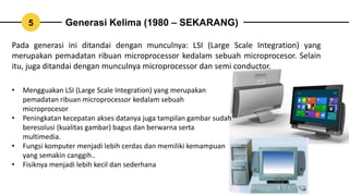 Generasi Komputer | PPTX