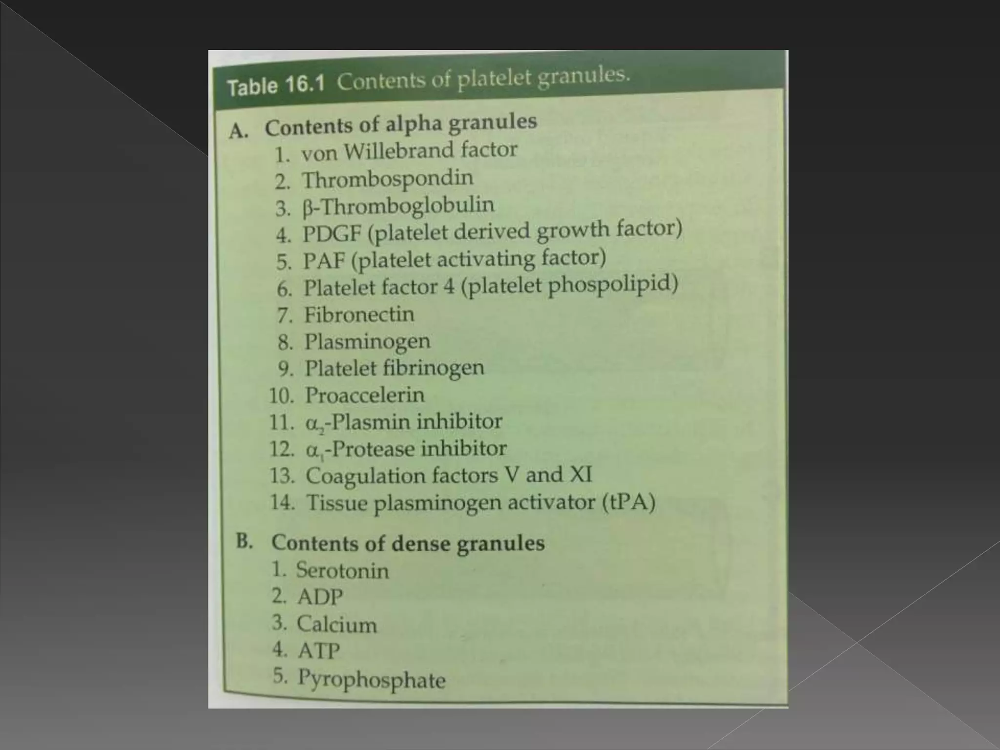 Physiology of platelets | PPTX