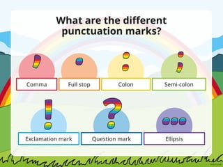 Punctuation games - English for young kids | PPTX