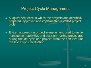 Za project & project cycle management | PPT