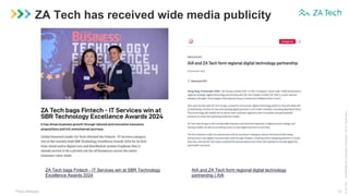 ZA Tech – Insurtech Innovation Award 2024 | PPTX | Cloud Computing | Internet