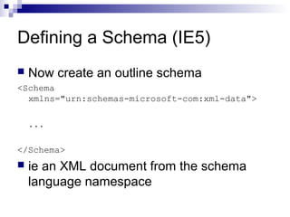 Xml schema | PPT