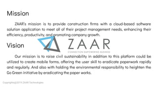 ZAAR App Presentation | PPT