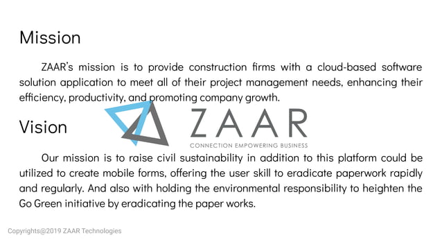 ZAAR App Presentation | PPT
