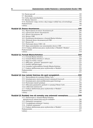 Zaawansowane modele finansowe z wykorzystaniem Excela i VBA | PDF