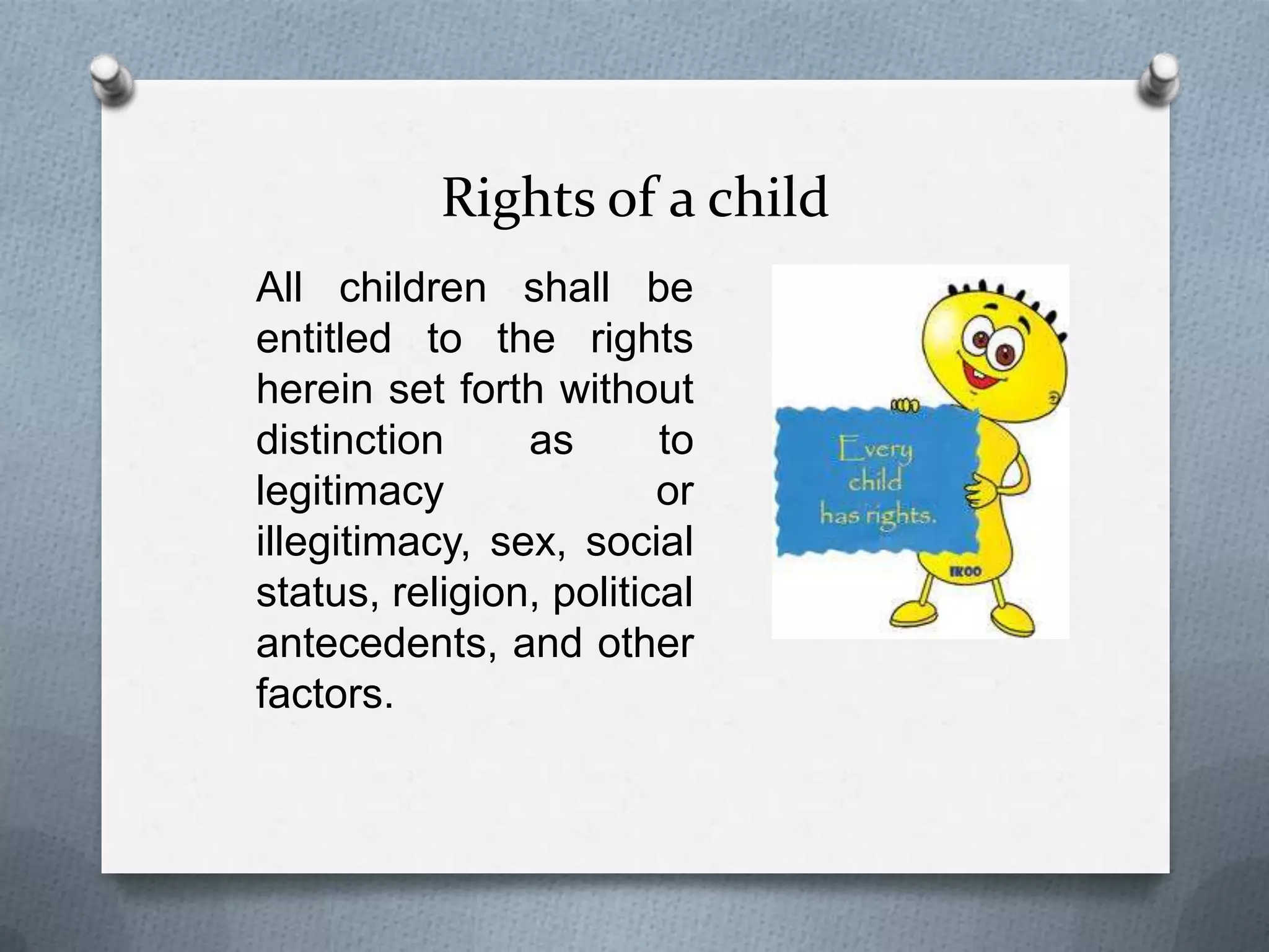 Rights of a Child (Philippines) | PPTX