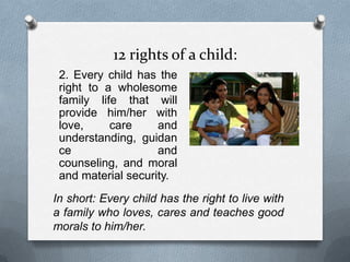 Rights of a Child (Philippines) | PPTX