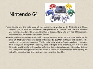Game consoles | PPTX