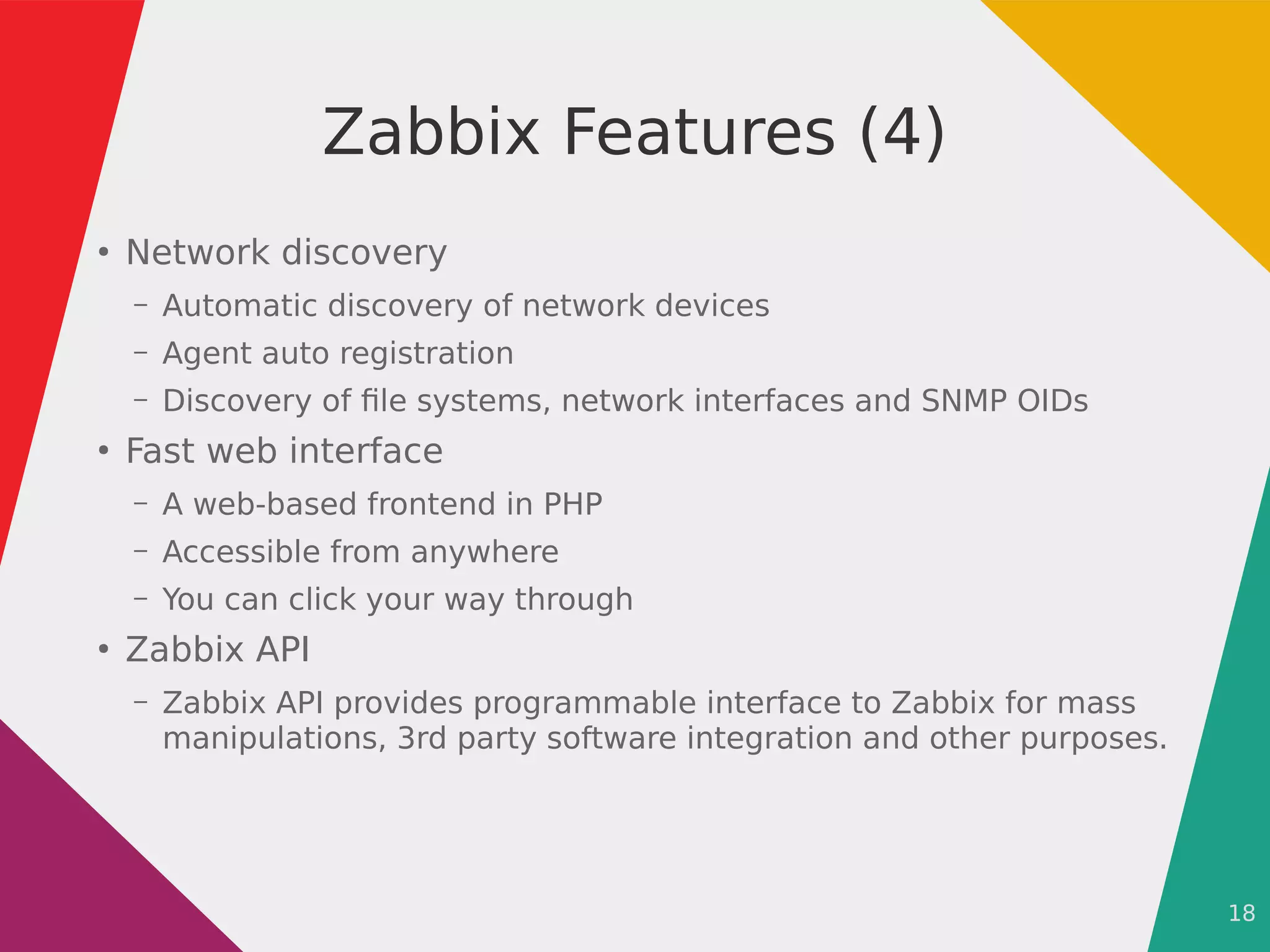 Zabbix Monitoring Platform Pdf Operating Systems Computer Software And Applications