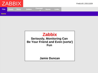 Zabbix 101 - Enterprise Monitoring doesn't have to suck | ODP