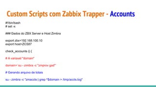 Zabbix monitorando o zimbra collaboration 8.8 (1) | PDF