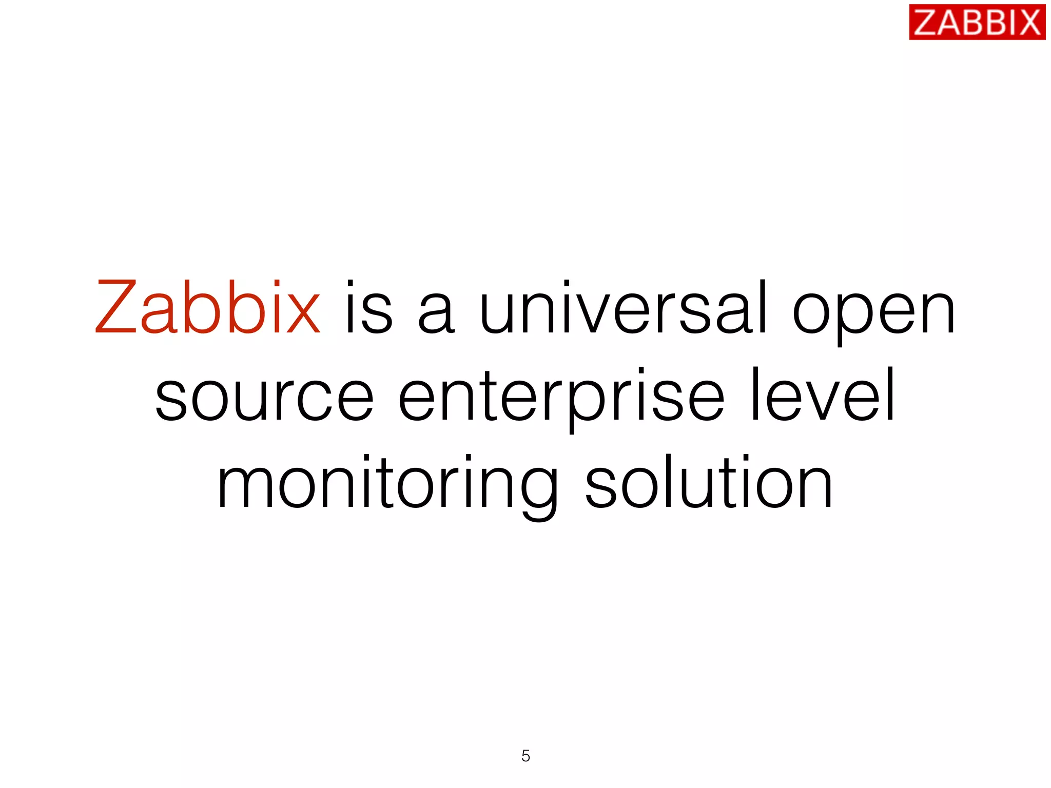 Alexei Vladishev - Zabbix - Monitoring Solution for Everyone | PDF