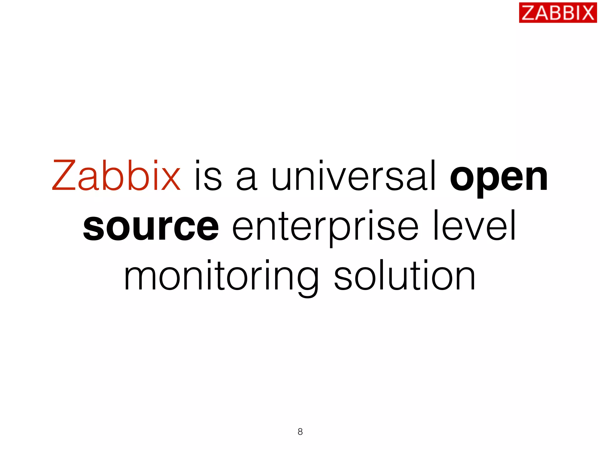 Alexei Vladishev - Zabbix - Monitoring Solution for Everyone | PDF