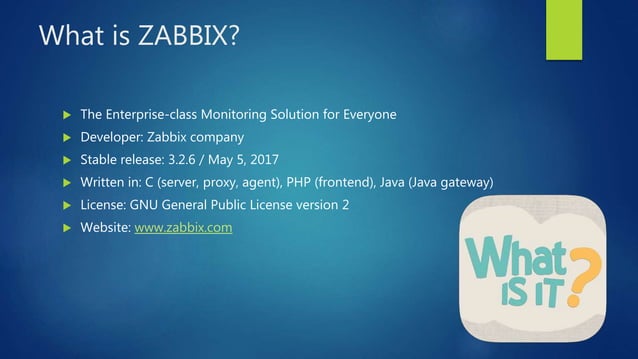 Zabbix 3.2 presentation June 2017 | PPTX