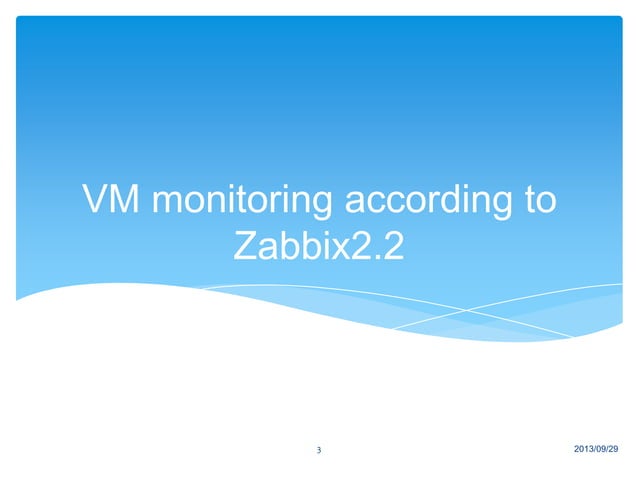 【zabbix 21】trial Of Vm Monitoring Function Of Zabbix 22 Pptx Operating Systems Computer