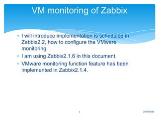 【Zabbix 2.1】trial of vm monitoring function of Zabbix 2.2 | PPTX | Operating Systems | Computer ...