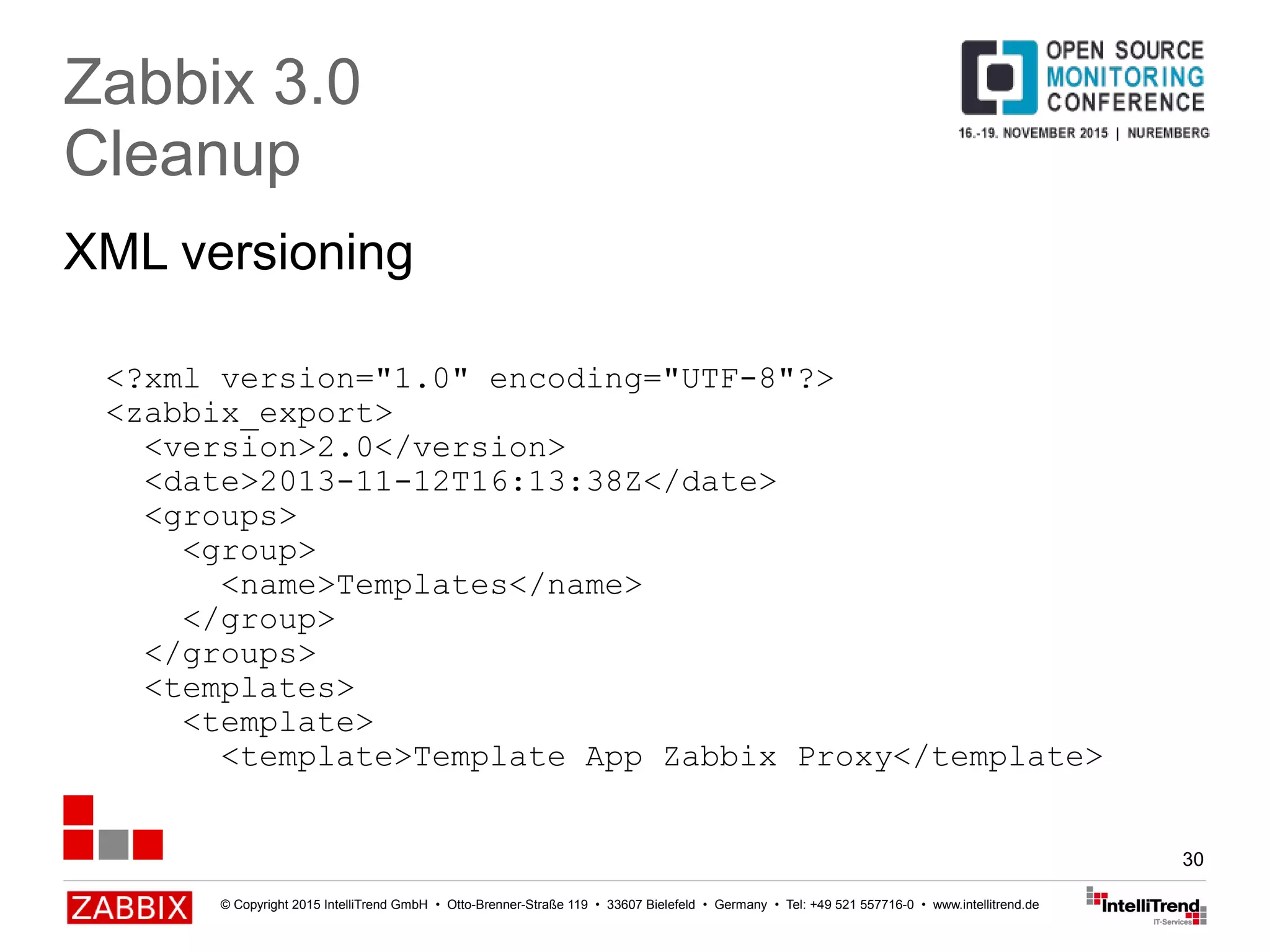 OSMC 2015: Zabbix 3.0. The Simple, the Powerful and the Shiny by Wolfgang Alper | PPT