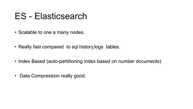 Zabbix at scale with Elasticsearch | PPTX | Databases | Computer Software and Applications