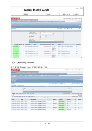 [오픈소스컨설팅]Zabbix Installation and Configuration Guide | PDF