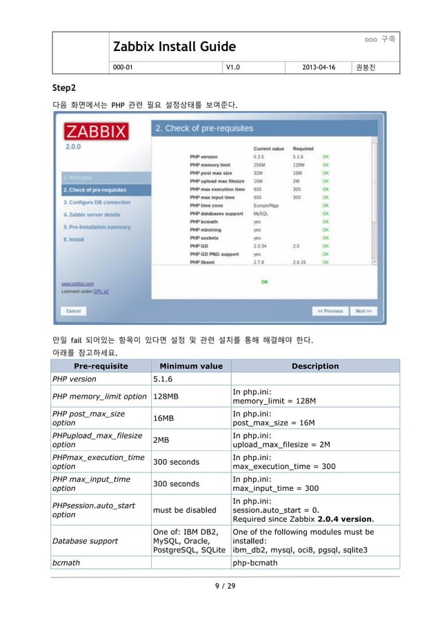 [오픈소스컨설팅]Zabbix Installation and Configuration Guide | PDF