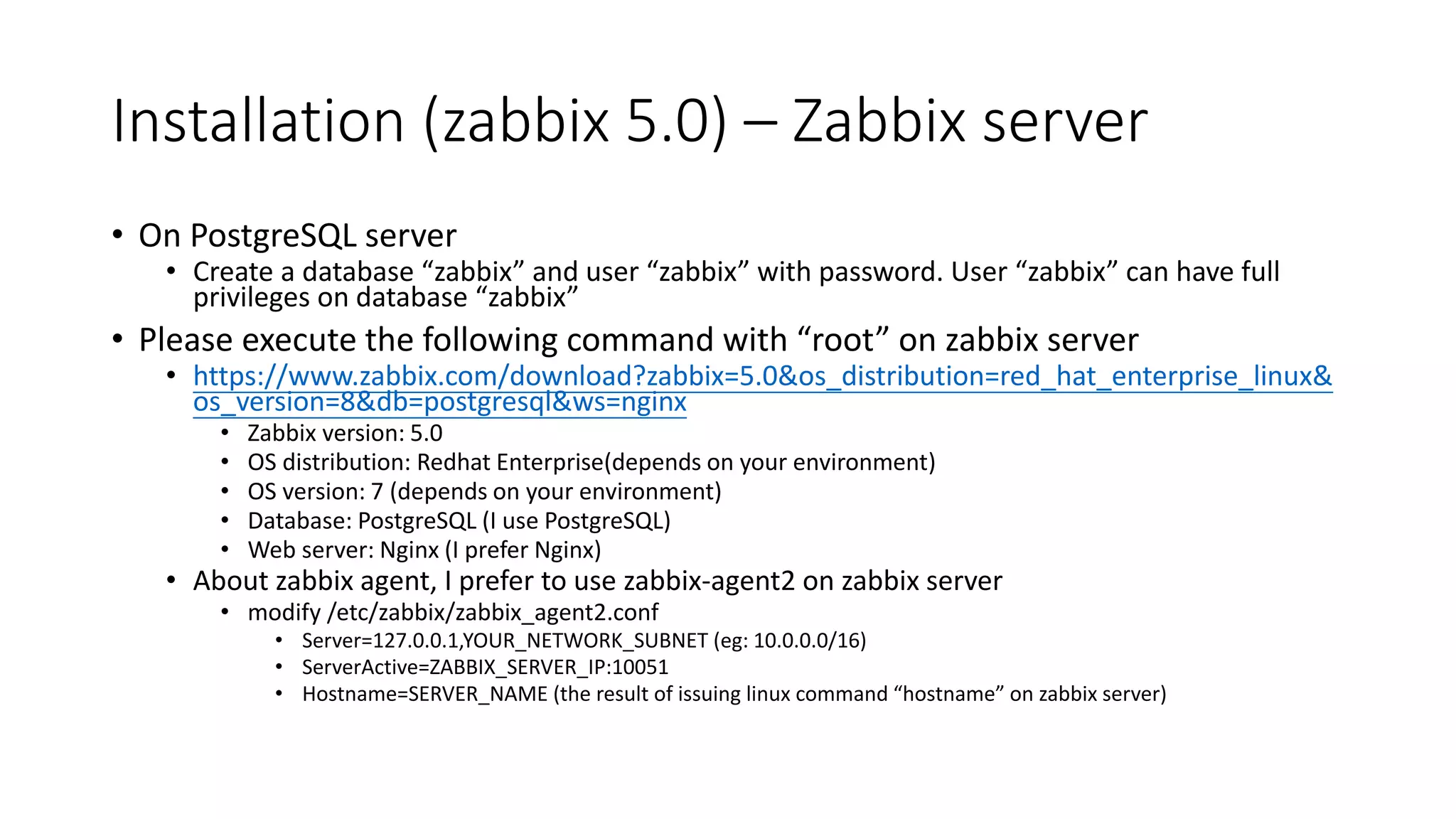 Zabbix tutorial | PPTX