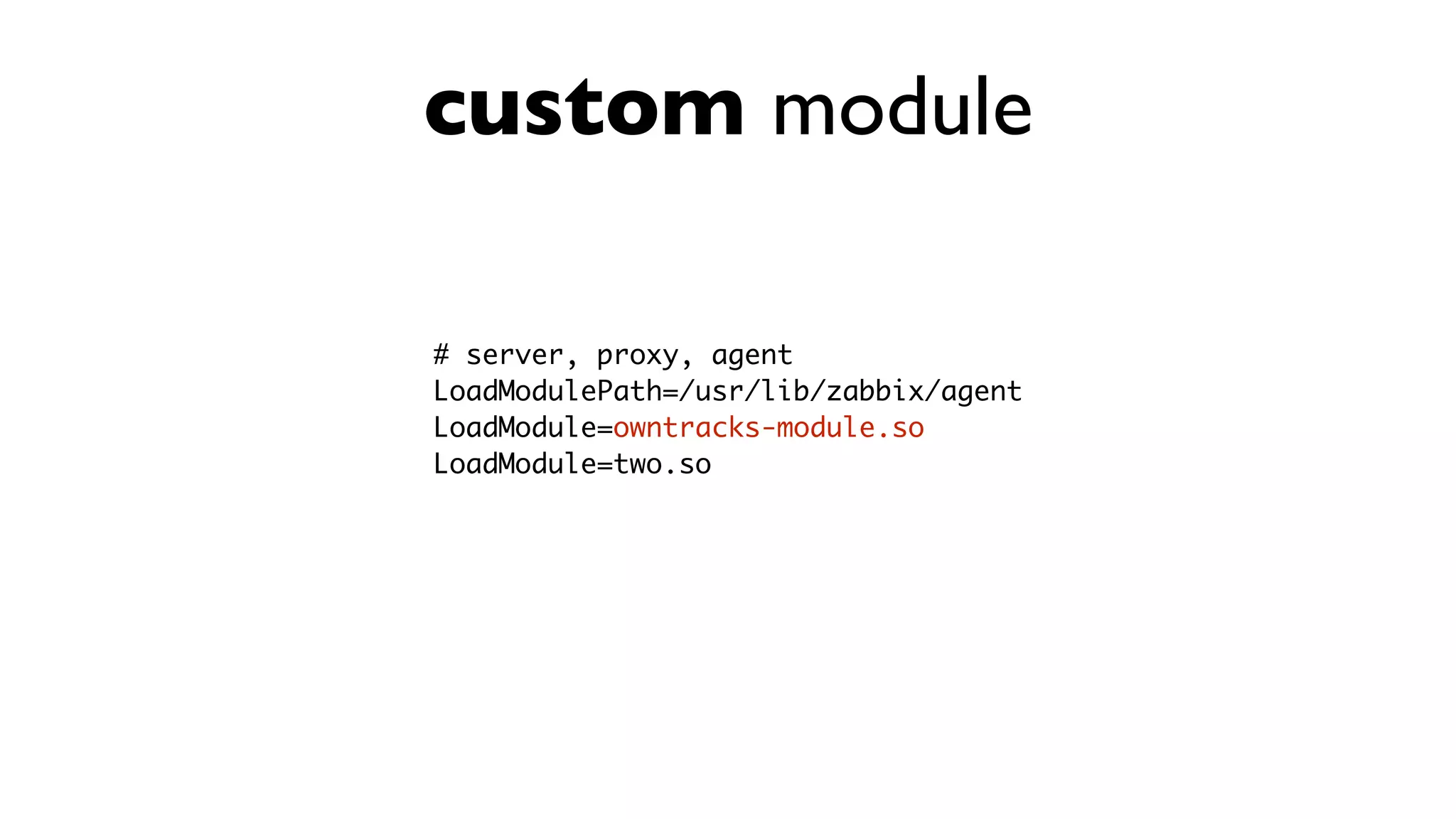 Zabbix LLD from a C Module by Jan-Piet Mens | PPT