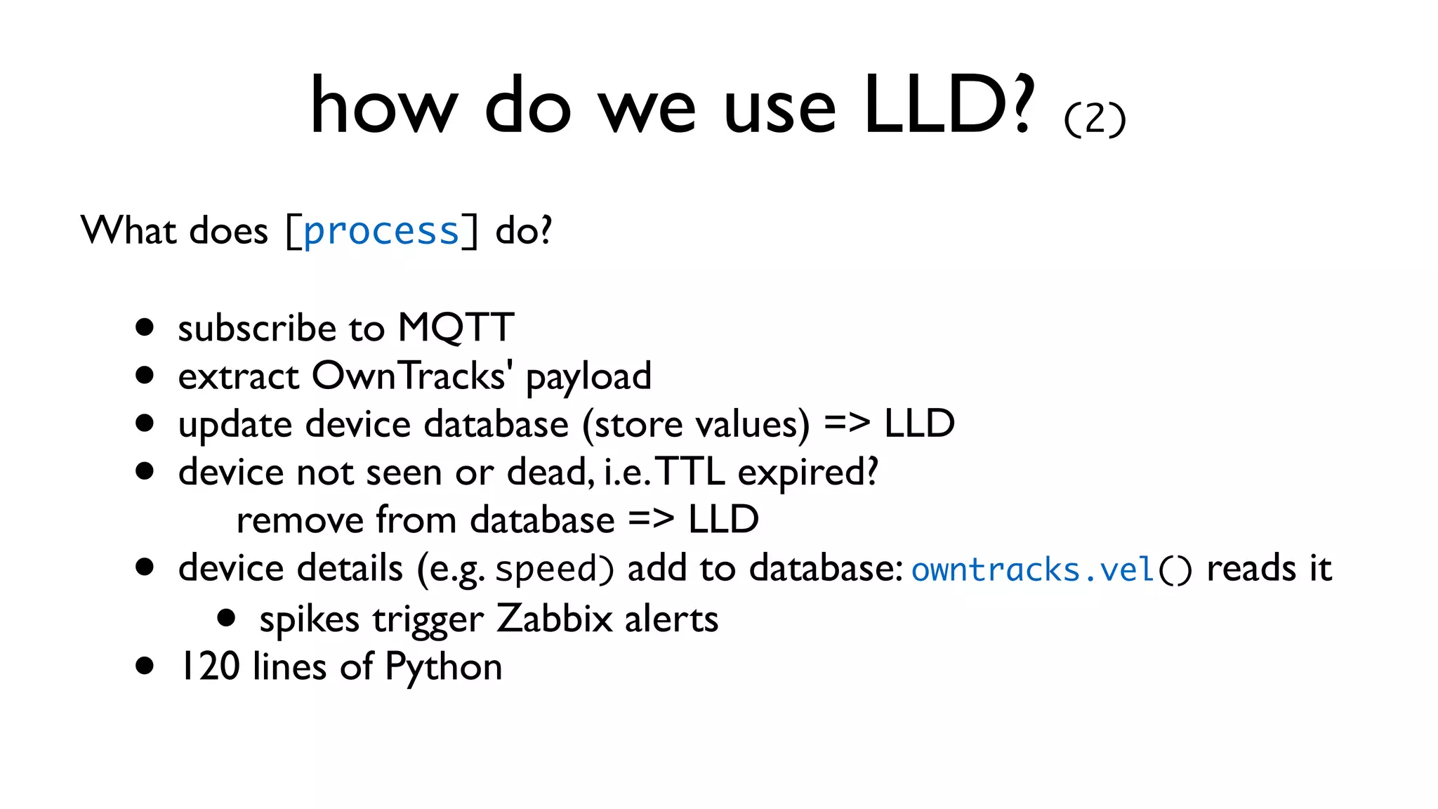 Zabbix LLD from a C Module by Jan-Piet Mens | PPT