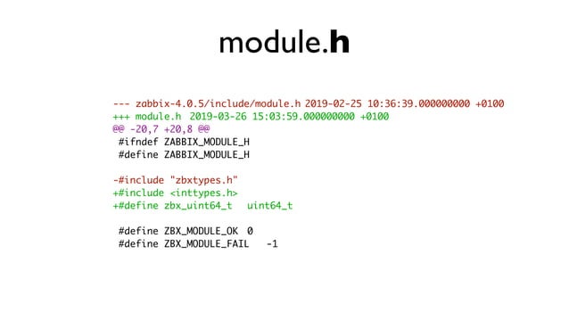 Zabbix LLD from a C Module by Jan-Piet Mens | PPT