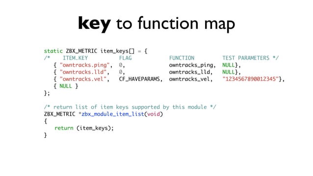 Zabbix LLD from a C Module by Jan-Piet Mens | PPT