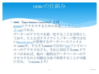 Zabbix による ms sql監視 ～データベースモニタリング～ odbc | PPTX
