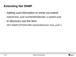 SNMP, for those times you can't install the Zabbix agent. - Zabbix ...