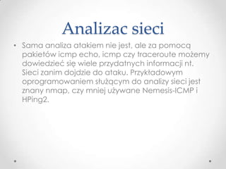 Zabezpieczenia sieci komputerowych | PPTX | Information and Network ...