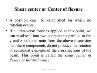 shear centre | PPTX