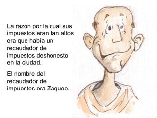 leccion de ZAQUEO | PPT