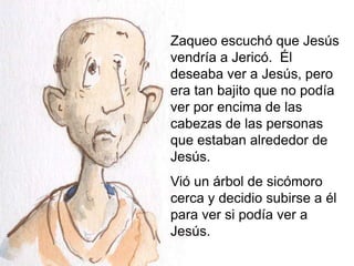leccion de ZAQUEO | PPT