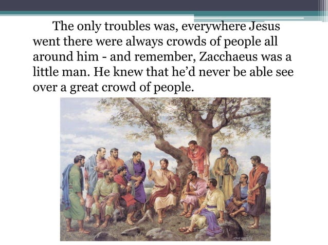 Zacchaeus | PPTX | Christianity | Religion & Spirituality